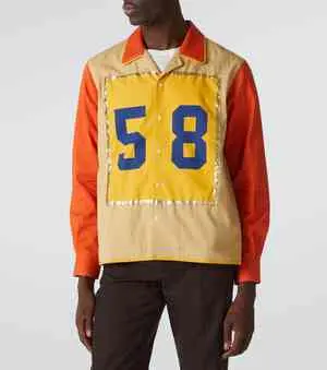 BODE Fifty-eight Printed Cotton Shirt