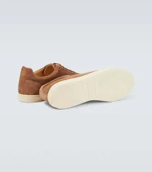 Brunello Cucinelli Suede Low Top Sneakers