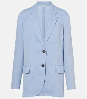 Brunello Cucinelli Linen-blend Single-breasted Blazer