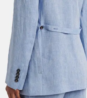 Brunello Cucinelli Linen-blend Single-breasted Blazer