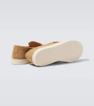 Brunello Cucinelli Suede Loafers - Brown