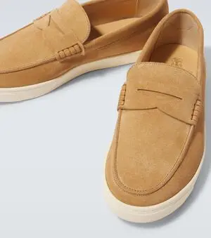 Brunello Cucinelli Suede Loafers - Brown