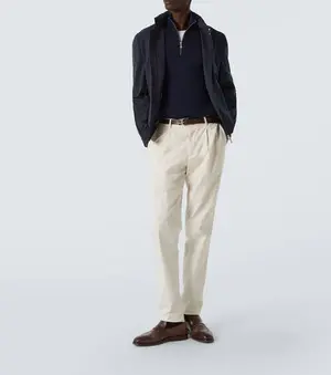 Brunello Cucinelli Half-zip Sweater - Blue