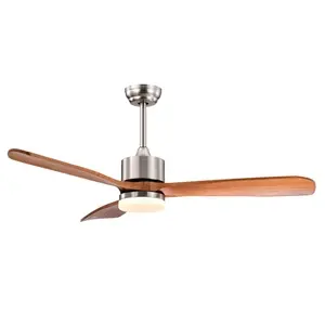 GOUUN 52 Inch Reversible Ceiling Fan With Adjustable Led