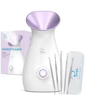 PURE DAILY CARE Nanosteamer Large 3-in-1 Nano Ionic Facial Steamer - Purple