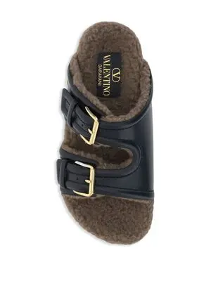 Valentino Garavani Slides - Black