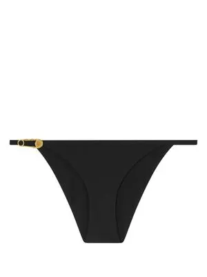 Versace Safety Pin Bikini Bottom - Black