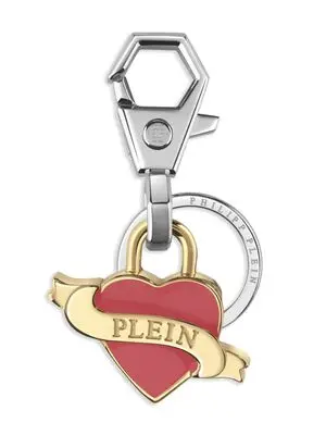 Philipp Plein Stainless Steel Keyring - Silver