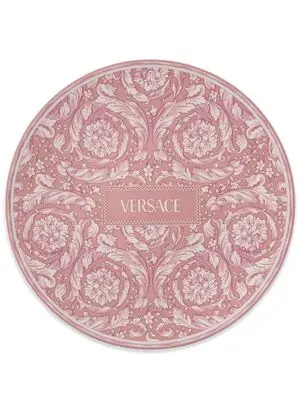 Versace Barocco Porcelain Plate - Pink
