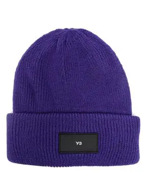 Y3 Classic Beanie Hat - Purple