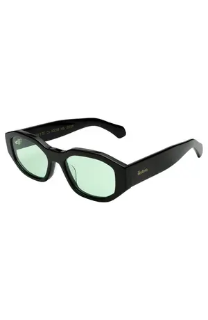 Illesteva Cassette Sunglasses - Black / Mint