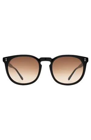Illesteva Illesteva Eldridge 56 Sunglasses Black / Brown