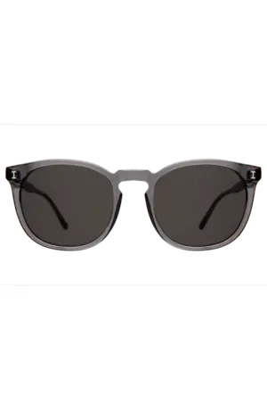 Illesteva Eldridge 56 Sunglasses - Mercury Grey Flat