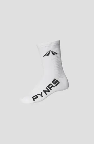 PYNRS PERFORMANCE STREETWEAR Road Logo Crew Socks