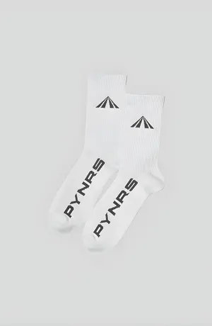 PYNRS PERFORMANCE STREETWEAR Road Logo Crew Socks