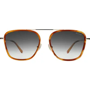 Illesteva Samos Ace Sunglasses - Saffron Havana / Gold