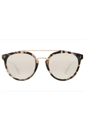 Illesteva Puglia Sunglasses - White Tortoise
