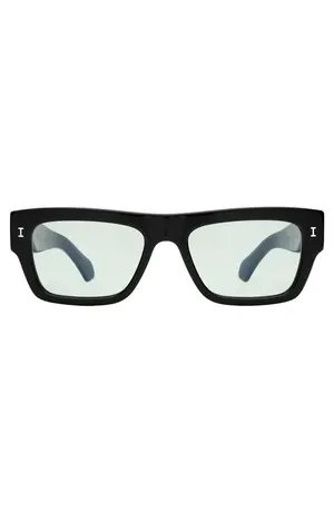 Illesteva Illesteva Belluna Cat Eye Sunglasses Black / Sage
