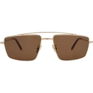 Illesteva Illesteva Jane Sunglasses Rose Gold/brown