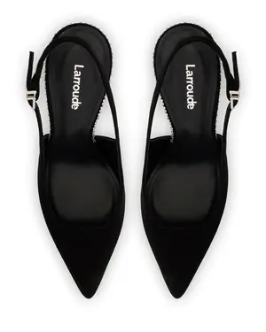 Larroude Kaitlin Crystal Pumps