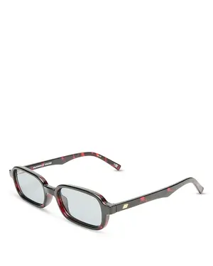 Le Specs Pilferer Rectangle Sunglasses, 53mm - Tortoise
