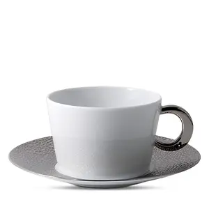 Bernardaud Ecume Platinum Breakfast Saucer - No Color