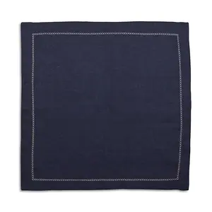 KIM SEYBERT Classic Linen Napkin, Set Of 4 Navy