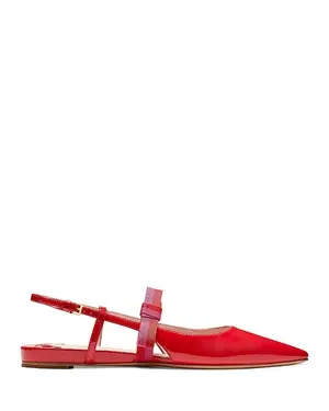 Kate Spade New York Maritza Pointed-toe Flats - Engine Red