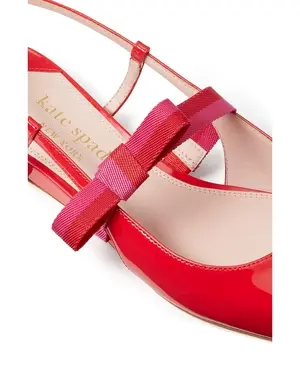Kate Spade New York Maritza Pointed-toe Flats - Engine Red