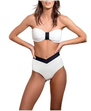 TABACARU Blair Two Piece Swimsuit - White