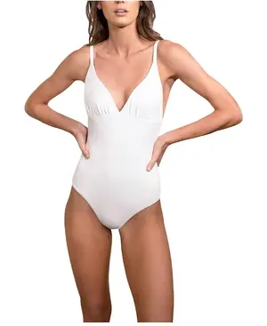 TABACARU Catherine One Piece Swimsuit - White