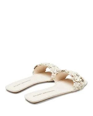 STUART WEITZMAN Meadow Flat Slides