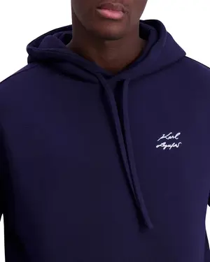 Karl Lagerfeld Paris Slim Fit Logo Hoodie