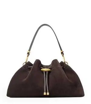 JIMMY CHOO Cinch Shoulder Bag - Brown