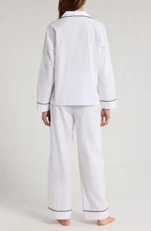 Nordstrom Classic Cotton Pajamas - White