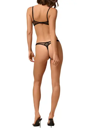 Kiki De Montparnasse Dahlia Lace Soft Bra - Black