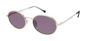 COLORS IN OPTICS Round Frame Sunglasses - Silver