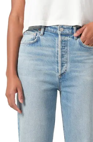 AGOLDE 90s Pinch Waist High-rise Straight Jeans