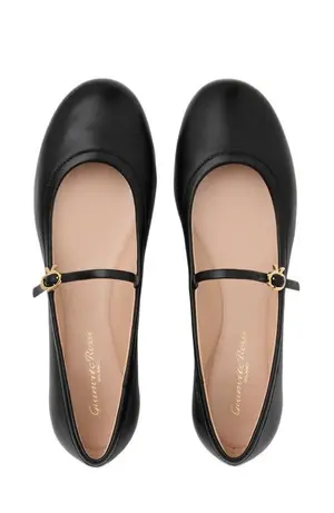 GIANVITO ROSSI Carla Ballerina - Black