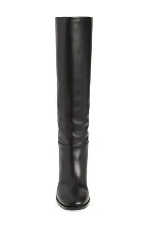 GIANVITO ROSSI Block Heel Tall Boots - Nero