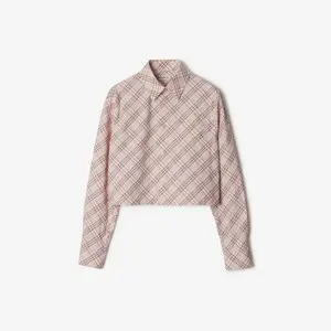 Burberry Cropped Check Shirt - Floss