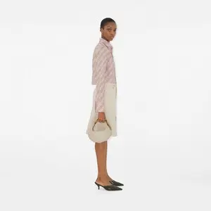Burberry Cropped Check Shirt - Floss