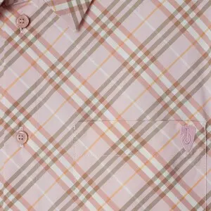 Burberry Cropped Check Shirt - Floss