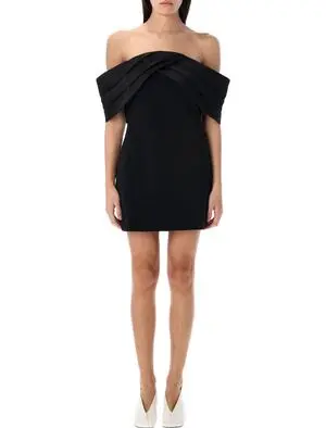 ANINE BING Fleur Mini Dress - Black