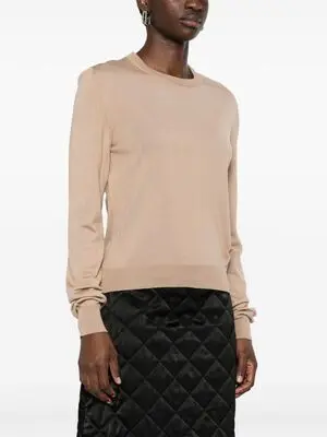 Moschino Fine-knit Sweater - Brown