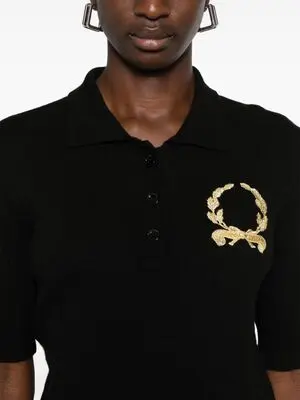 Moschino Motif-embroidered Polo Top