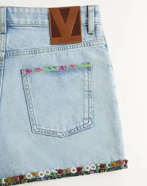 ValentinoGaravani Embroidered Shorts