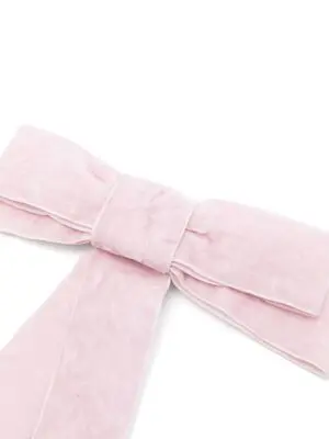 PARLOR Velvet Hair Clip - Pink