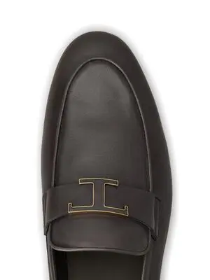 TOD'S T Timeless Leather Loafers