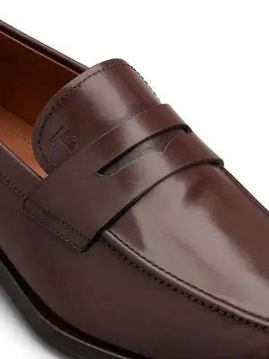 TOD'S Leather Loafers - Brown